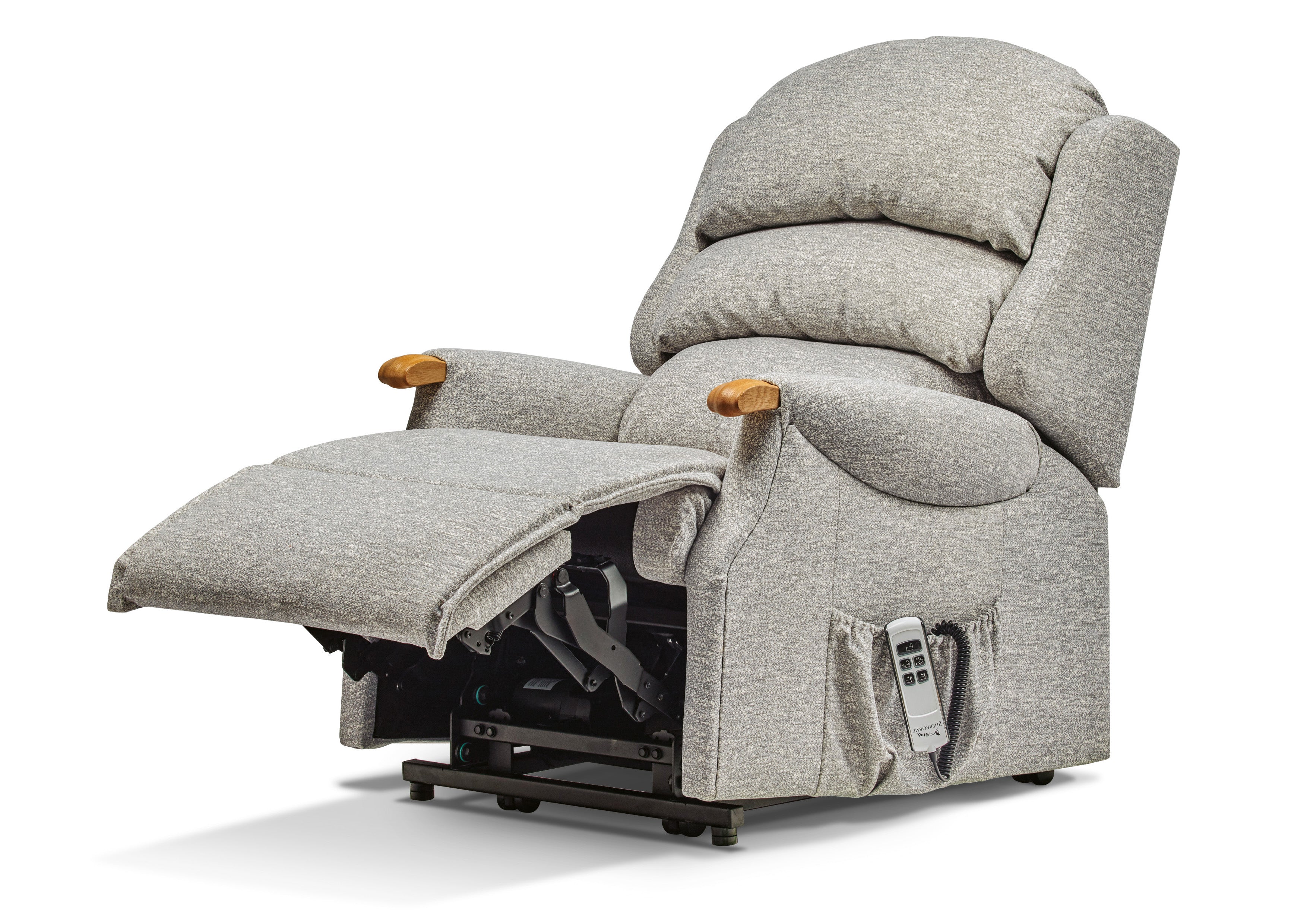 Sherborne Malham Electric Powered Recliner Fabric Armchair – Kingfisher ...