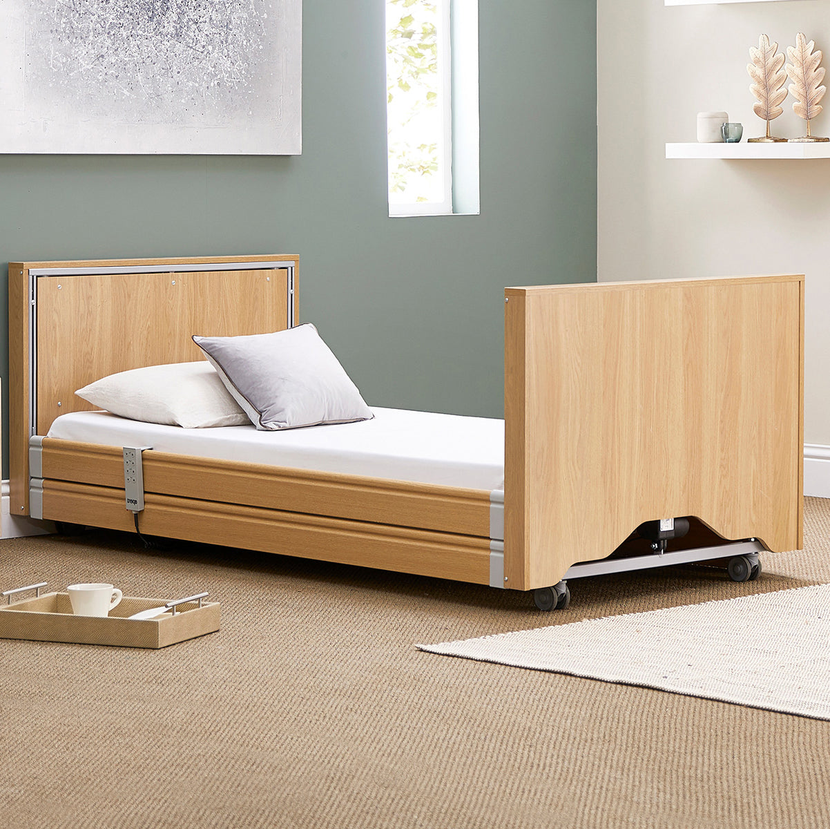 Opera Beds High Low Home Care Classic Low 3ft Single Adjustable Bed ...